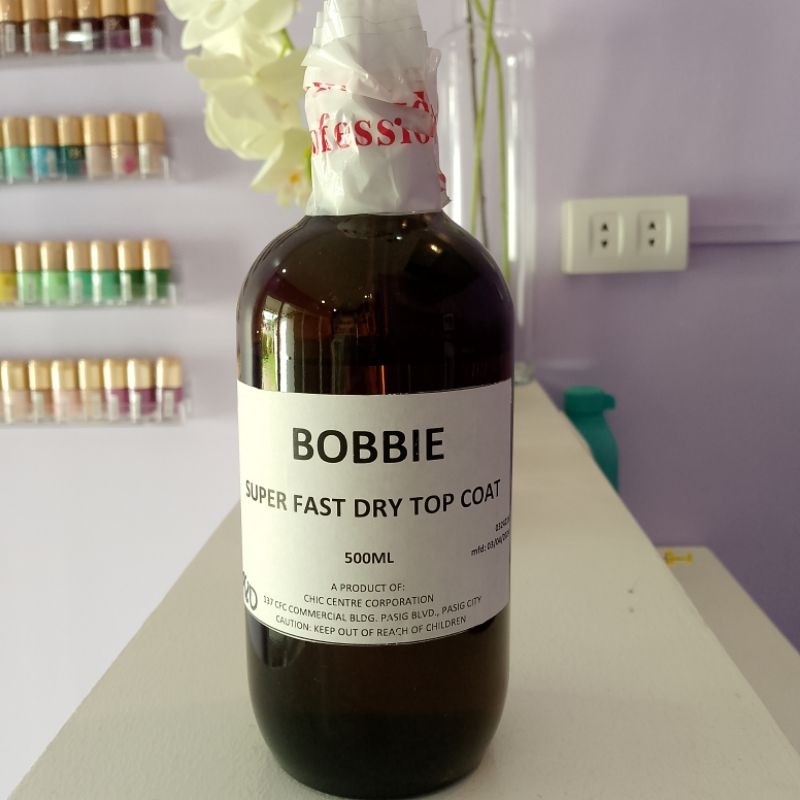 BOBBIE Super Fast Dry Top Coat 500ml | Shopee Philippines