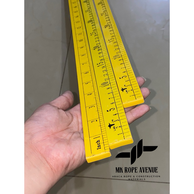 Yellow Meter Stick Plastic 1 piece | Shopee Philippines