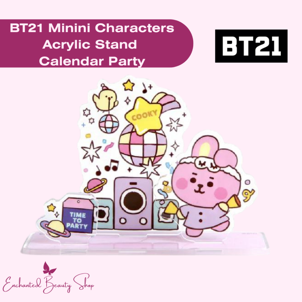 BT21 Minini Characters Acrylic Stand Calendar Party | Shopee Philippines