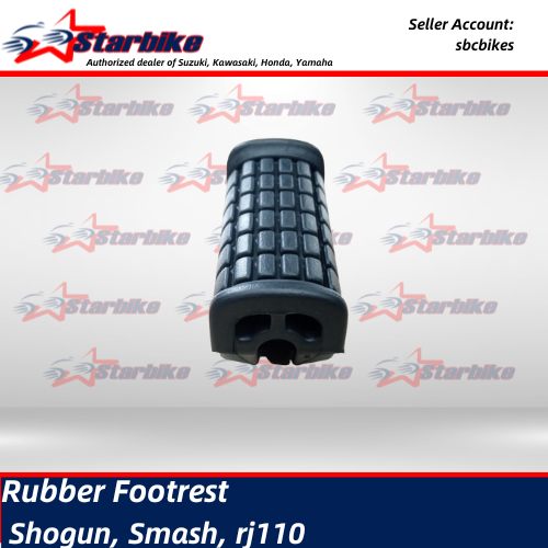 Suzuki Rubber Footrest for Smash, Rj110 , Shogun (43551-35510-000 ...