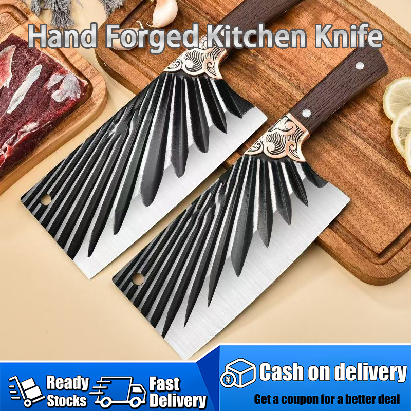 Traditional Handmade Forged Kitchen Knife stainless steels chopper ...