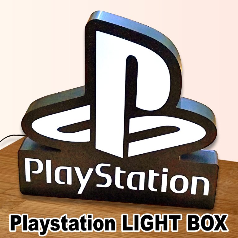 Playstation Logo LED Light Box PS Logo Game Box PS4 PS5 Game Box ...