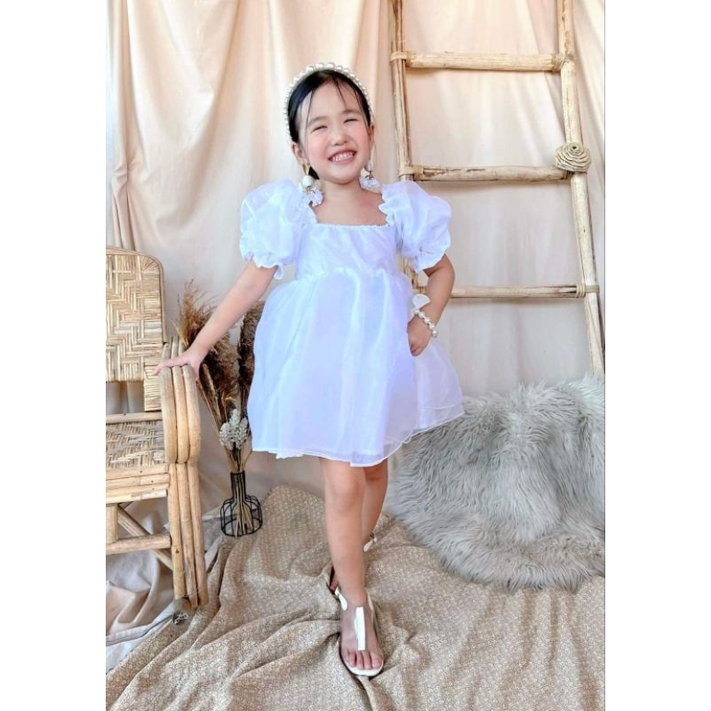 Little Vella Tulle Puff Dress ( 5 Mos -6 Years Old) | Shopee Philippines