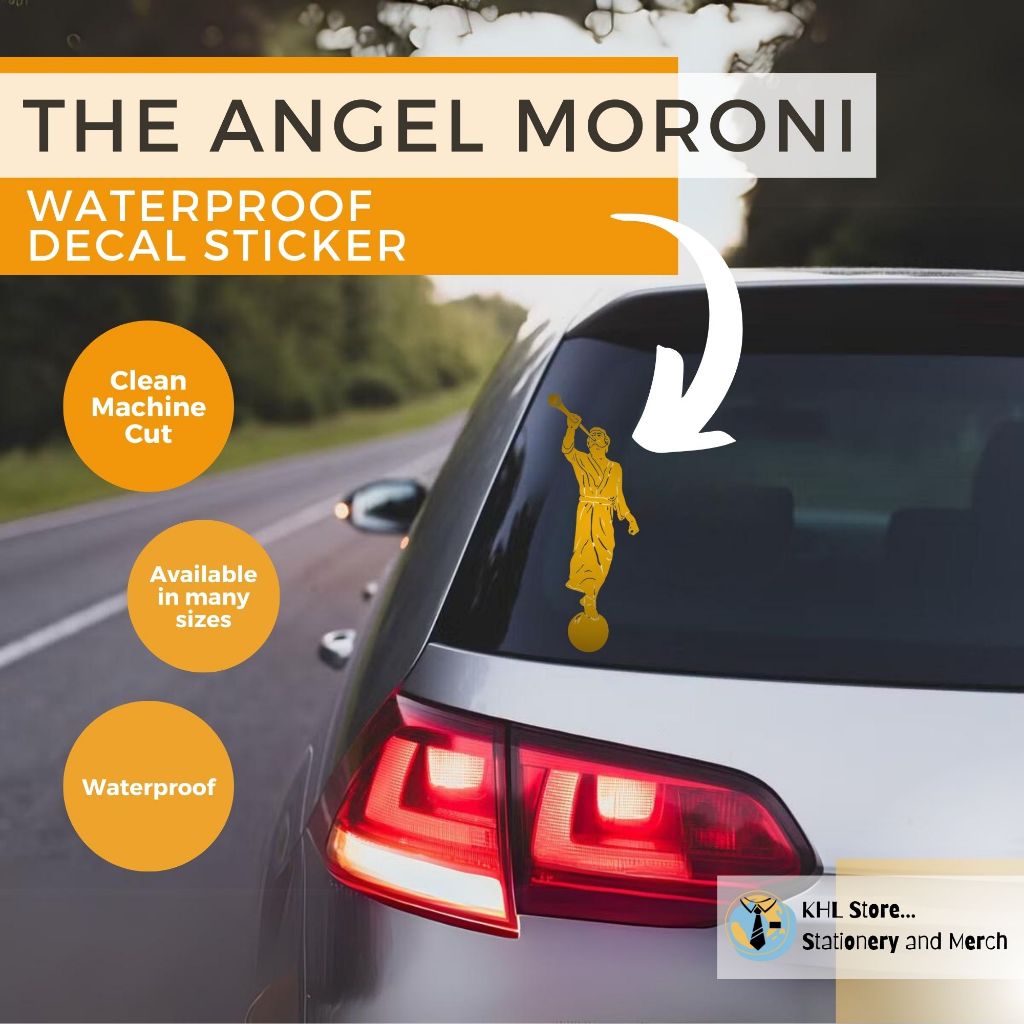 Angel Moroni Waterproof Vinyl Sticker Car Sticker| LDS sticker ...