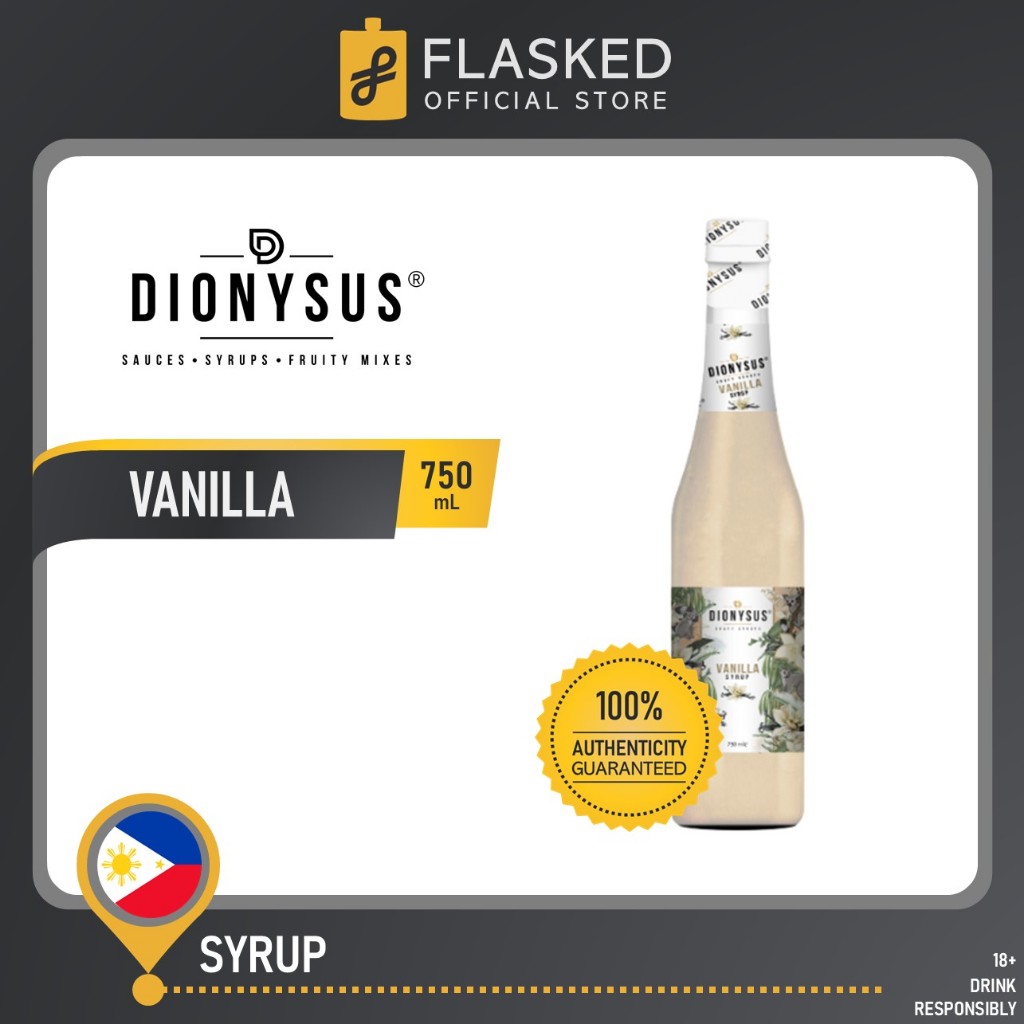 Dionysus Vanilla Syrup 750ml | Shopee Philippines