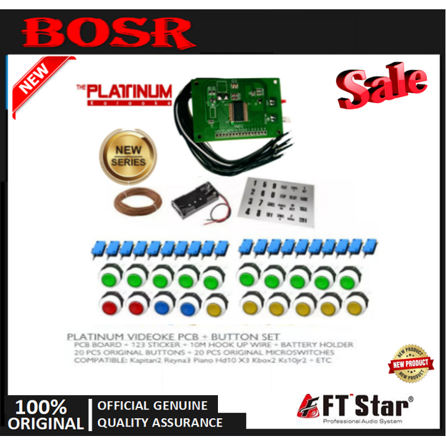 Plat PCB Remote + Button Set For Videoke Machine PLATINUM | Shopee ...