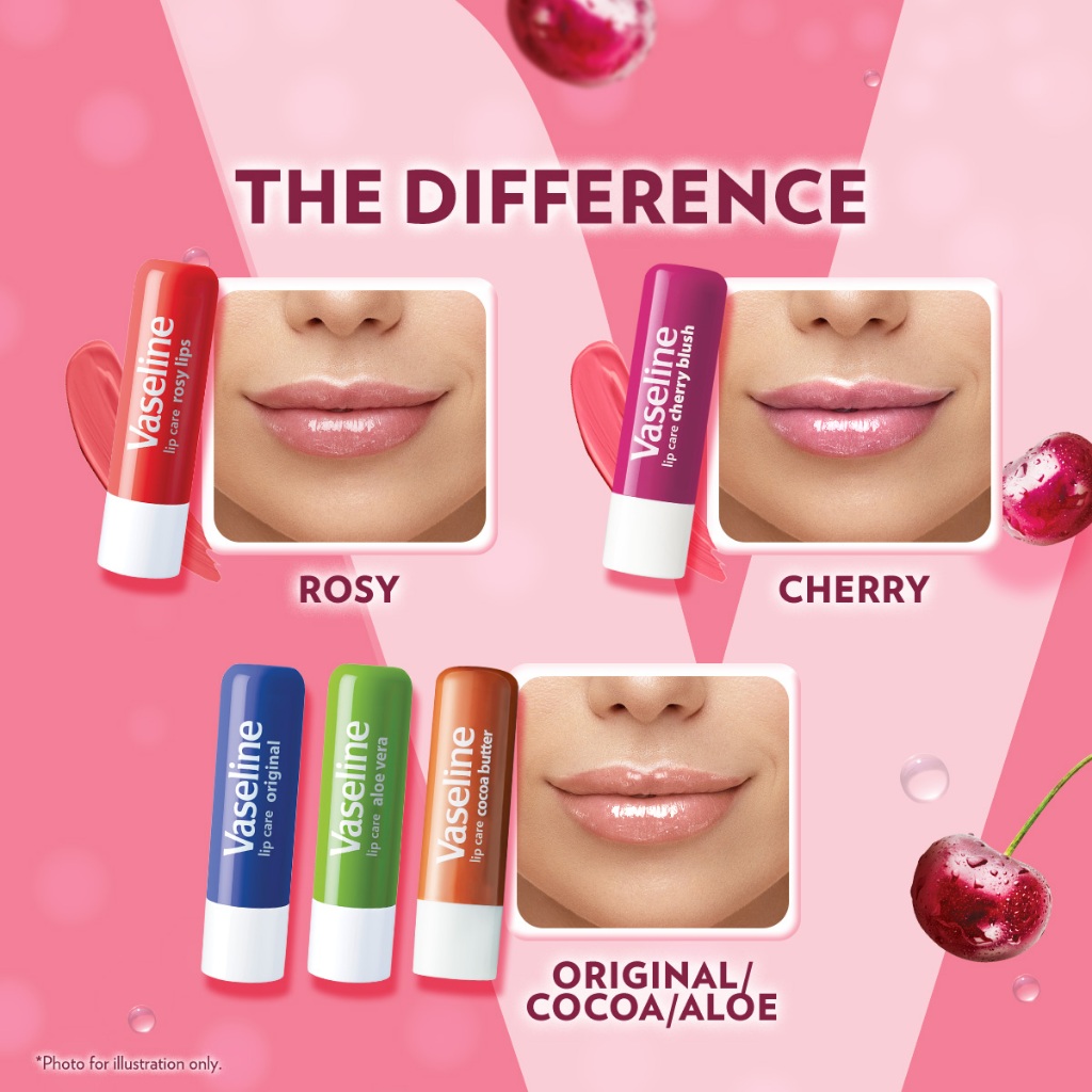 Vaseline Lip Cherry Blush Lip Balm Stick 4.8G | Shopee Philippines