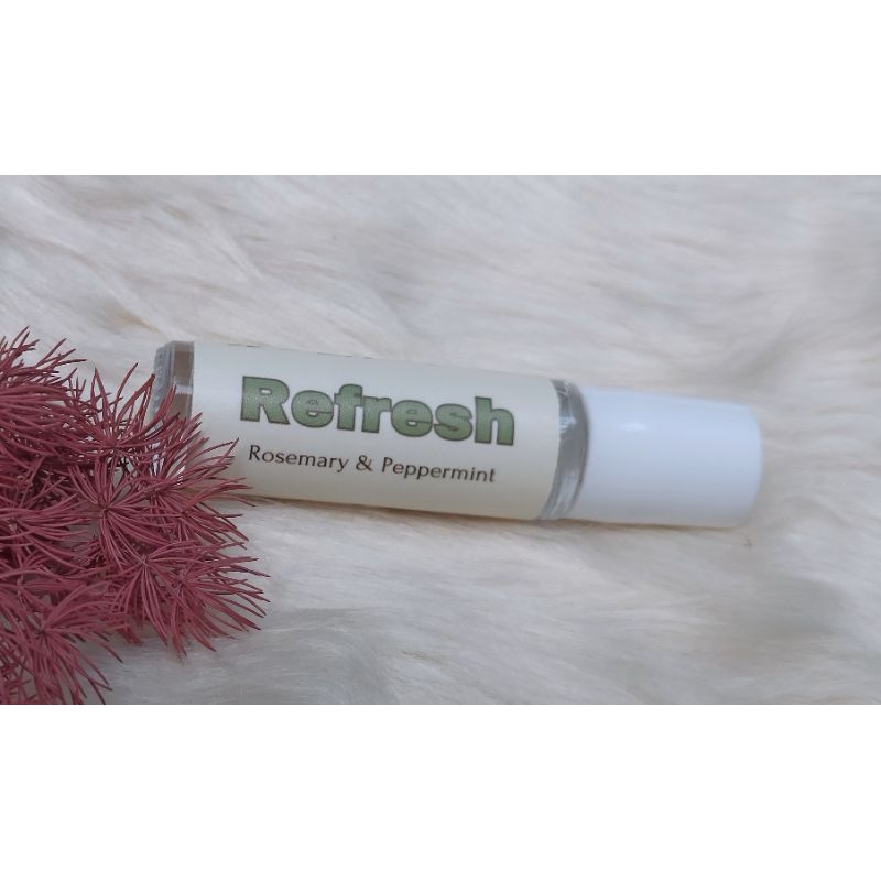 Pain Relief Essential Oils Roller, Refresh, Rosemary and Peppermint 10ml | Shopee Philippines