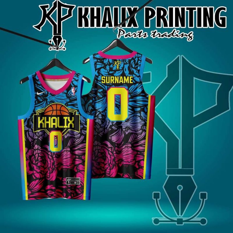 D27 KHALIX INSPIRED FULL SUBLIMATION JERSEY POLYDEX 200 GSM | Shopee ...