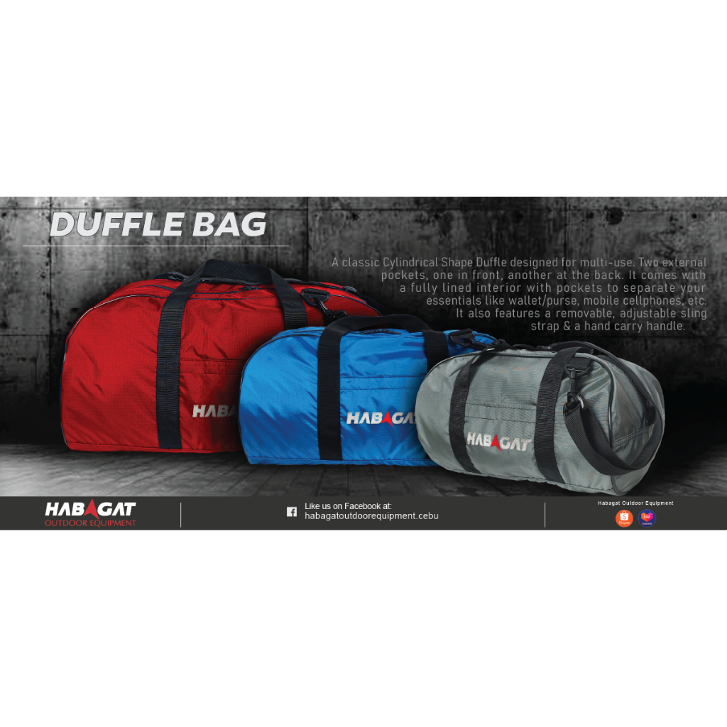 HABAGAT TRAVEL & SPORTS DUFFLE BAG | Shopee Philippines