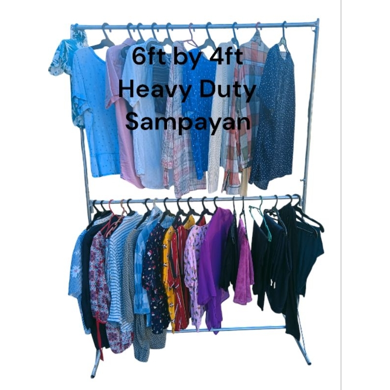 6feet by 4ft Single or Double Layer Galvanized Heavy Duty Sampayan ...