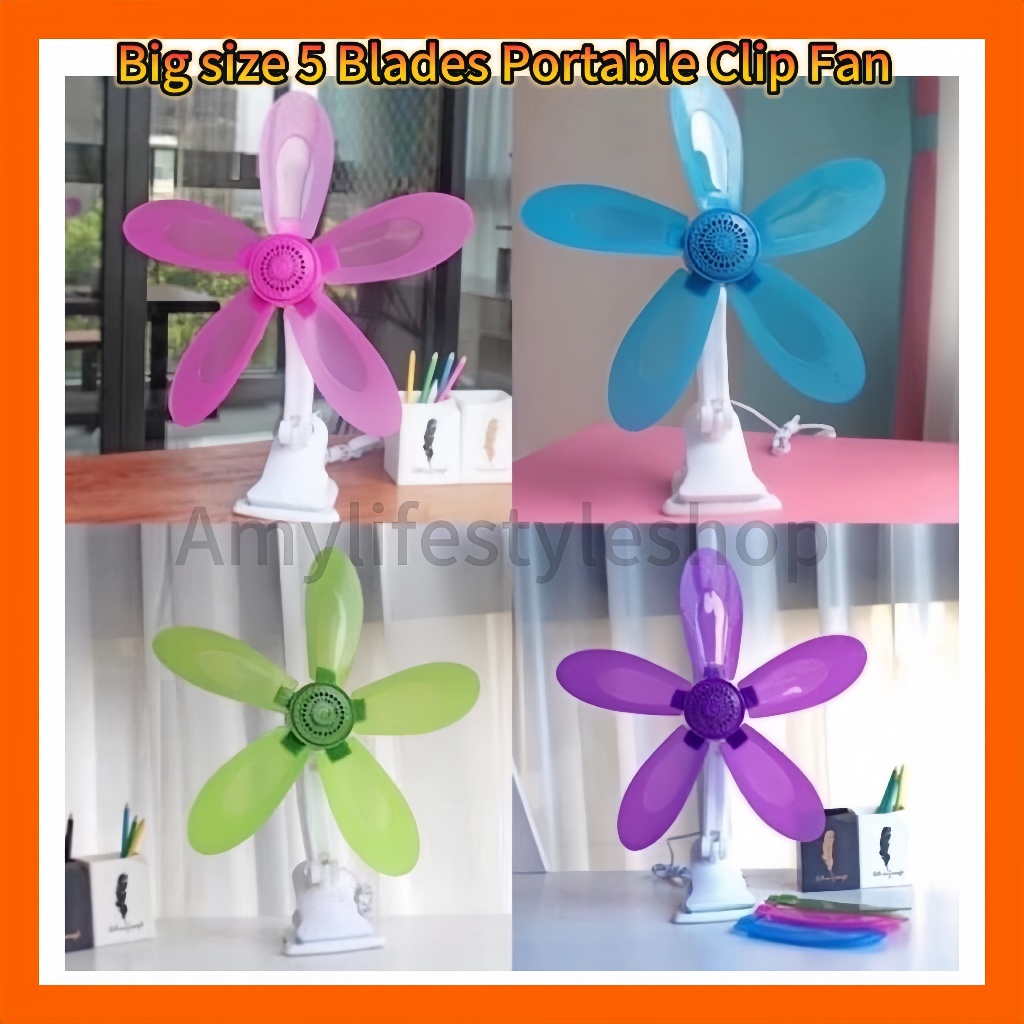 BIG Size Clip Fan 5 Blades Large Clip Fan Table Clip Fan # ...
