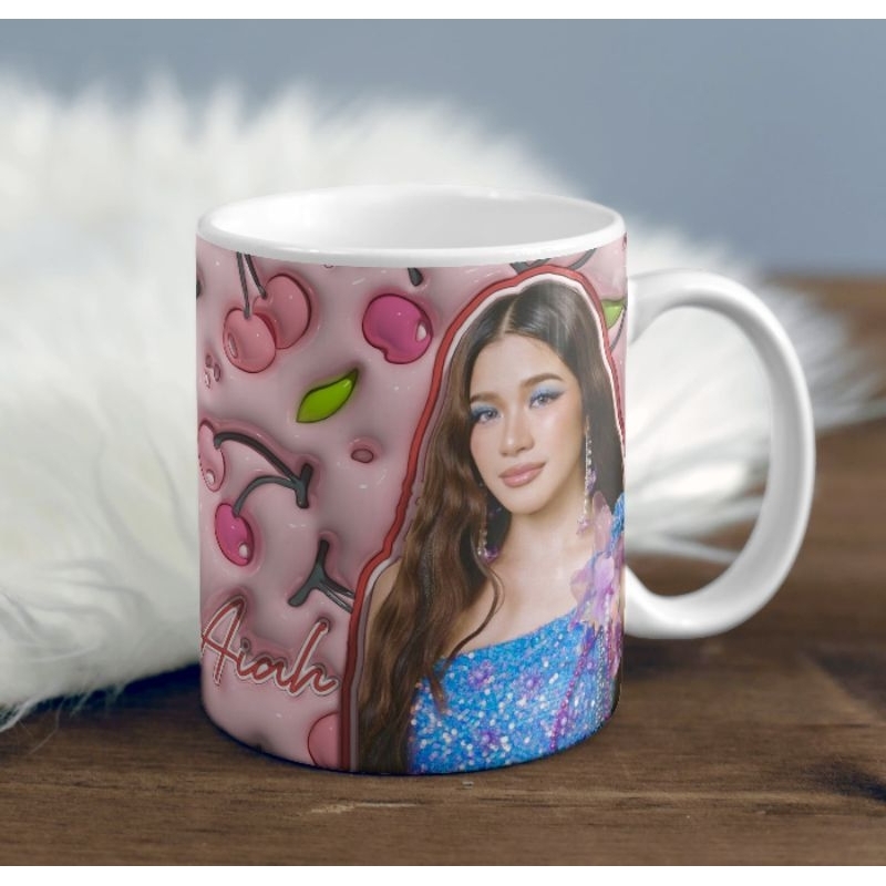 BINI MUG CHERRY ON TOP 3D EFFECTS PRINT with FREE BOX | Shopee Philippines