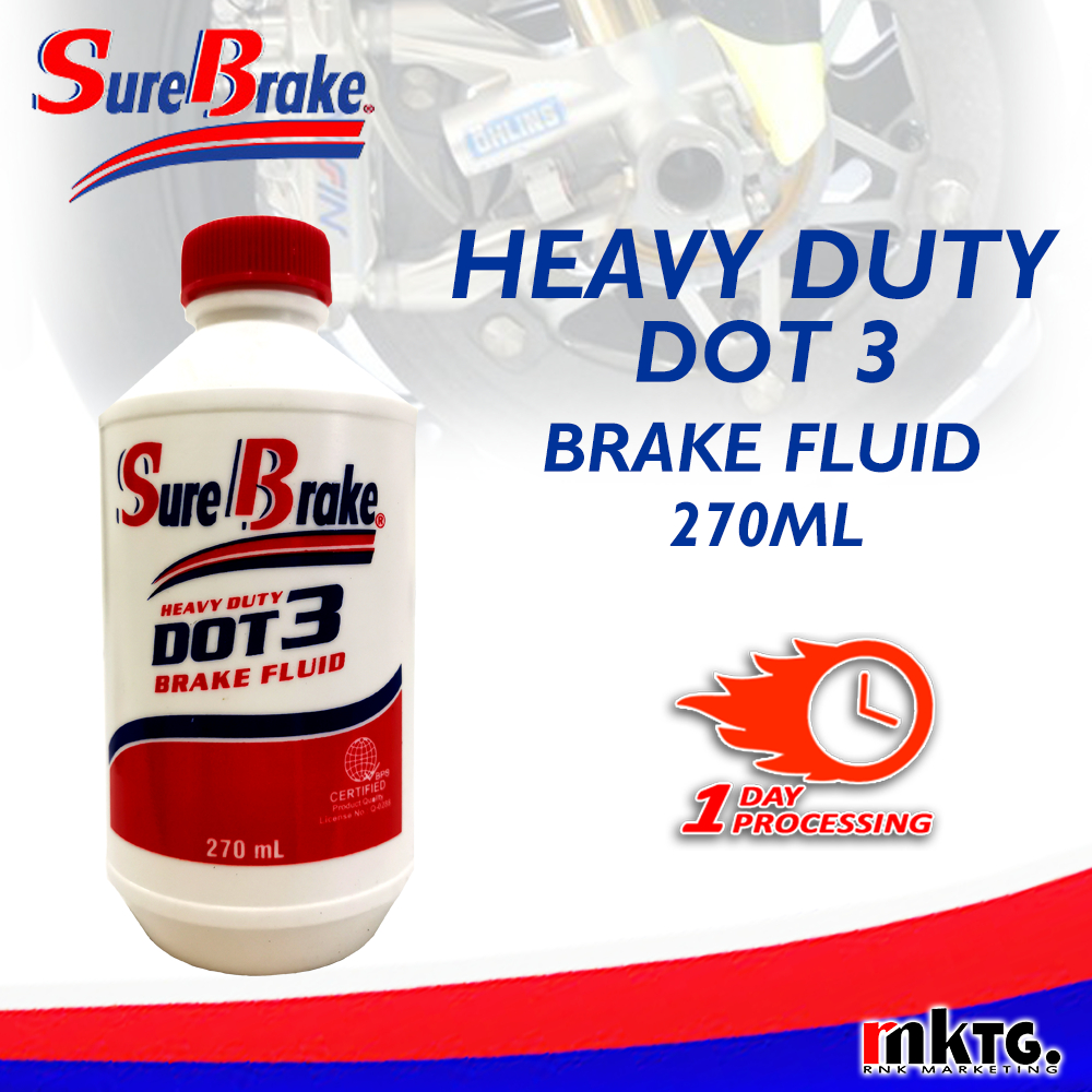 Sure Brake Fluid DOT-3 | Shopee Philippines