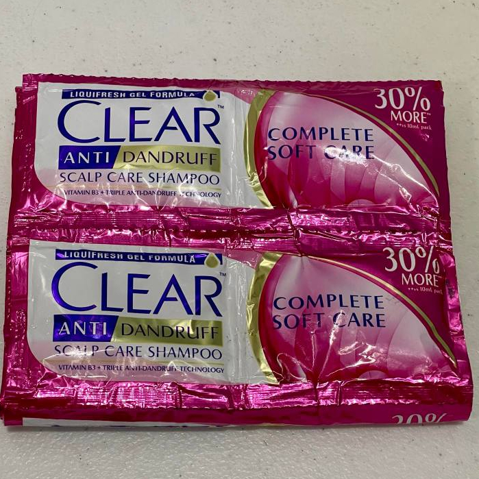 Clear Shampoo Sachet 1dozen | Shopee Philippines