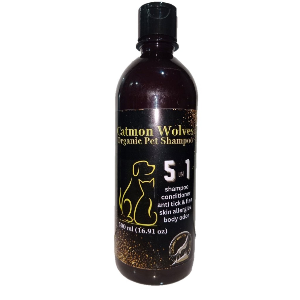 Catmon Wolves Dog Shampoo Conditioner, Organic, Anti tick and flea ...
