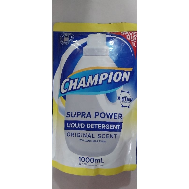 Champion Liquid Detergent Supra Power 1L | Shopee Philippines