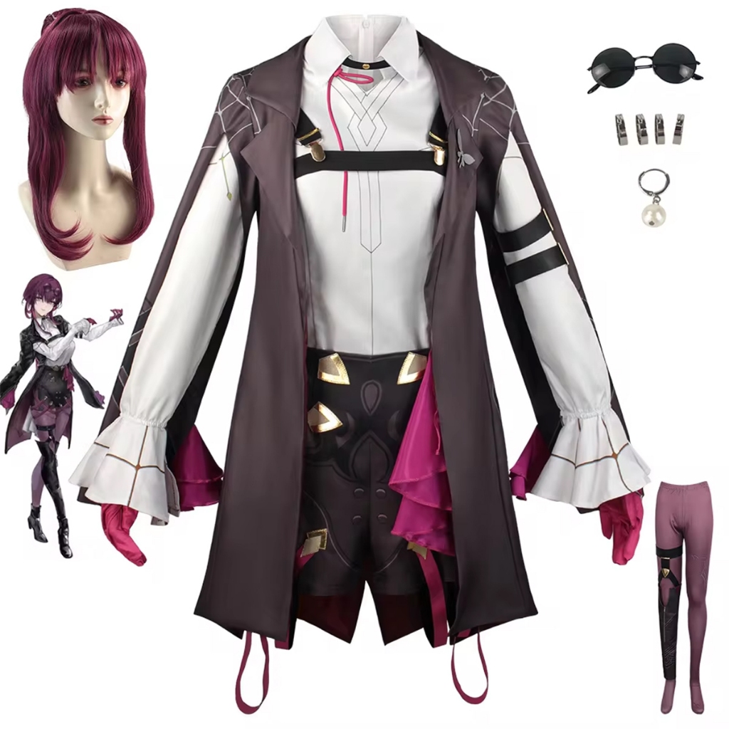Kafka Cosplay Costume Honkai Star Rail Carnival Uniform Wig Anime ...