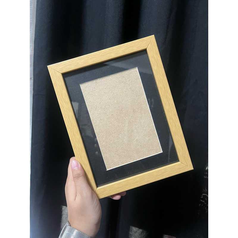 3R, 4R, 5R, 6R, 8R, A4, 8.5X11 Glass Picture Frame with Black Matting ...