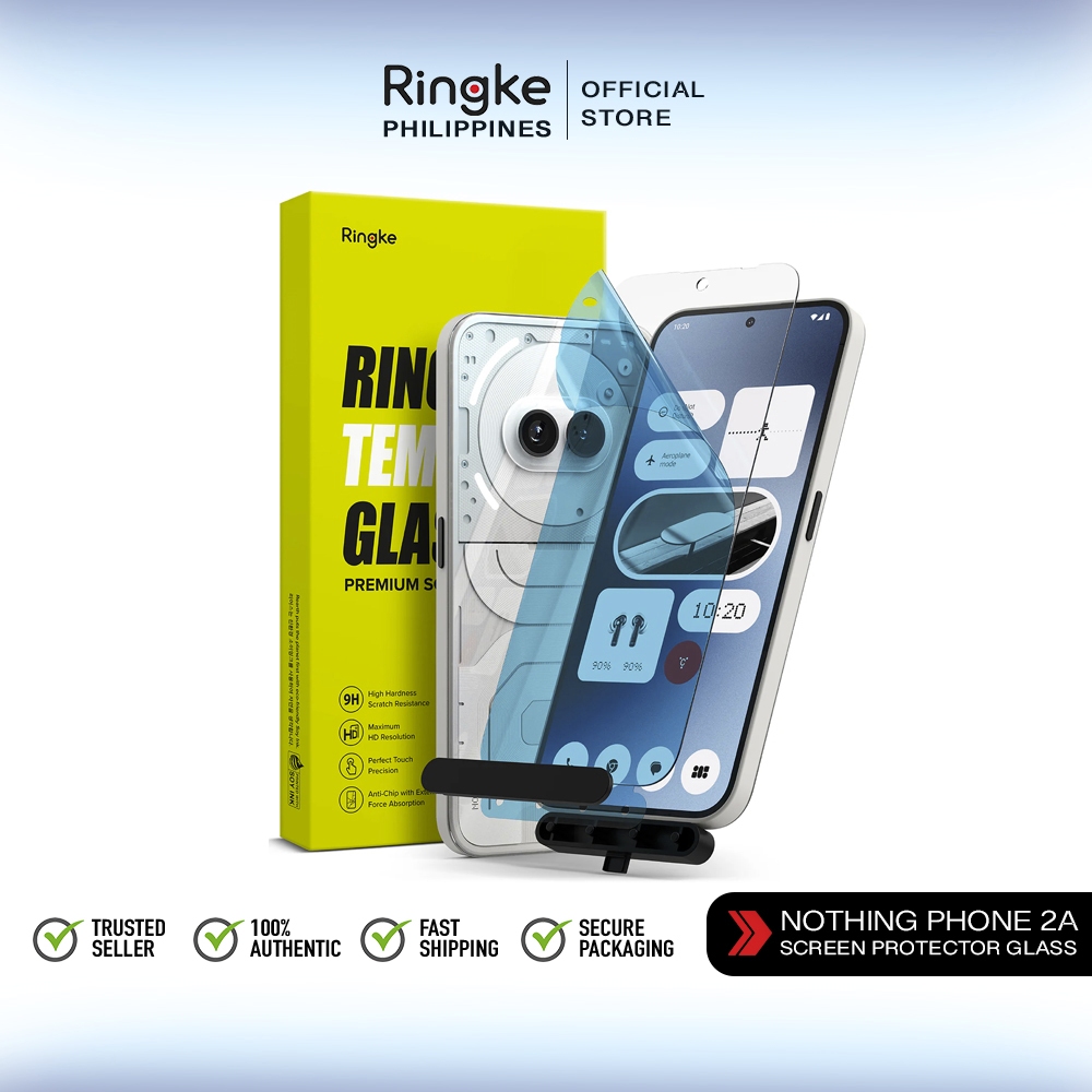Ringke Tempered Glass Screen Protector for Nothing Phone (2a) / Nothing Phone (2a) Plus | Shopee ...