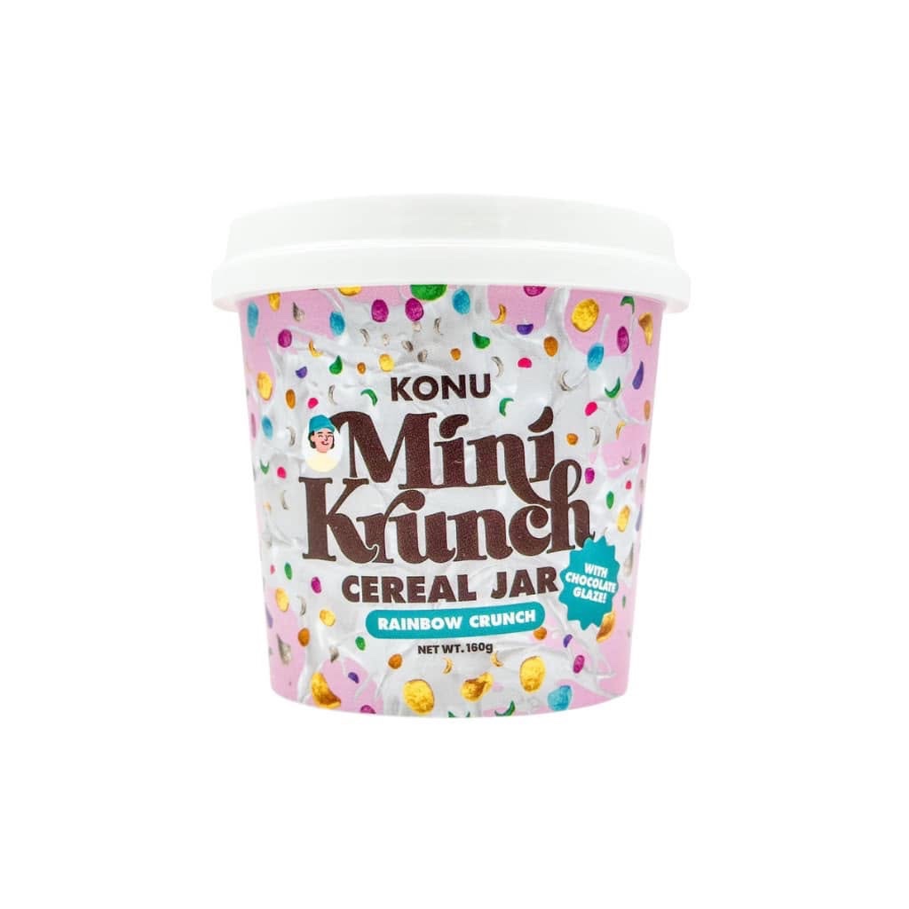 KONU Mini Krunch Cereal Jar New Medium Choco Rainbow Matcha Cookies and ...