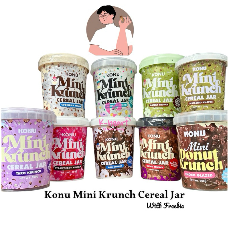 KONU MINI CRUNCH EXTRA BIG 350g/360g/160g/240g | Shopee Philippines
