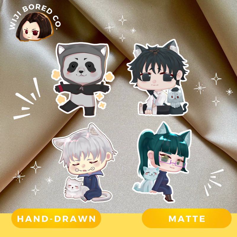 JJK Second years sticker, waterproof stickers, JJK stickers, anime ...