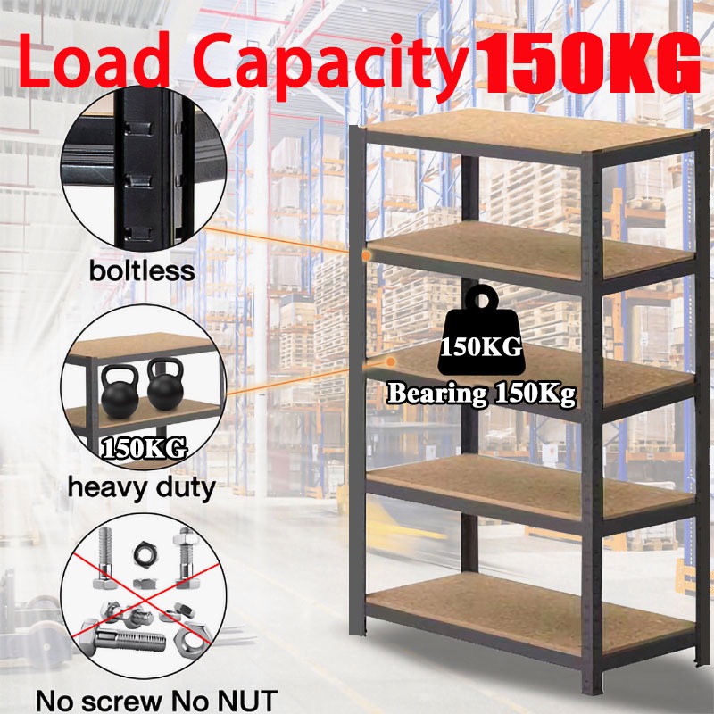 6 Layers Metal Steel Boltless Organizer Rack Stante Storage Rack ...