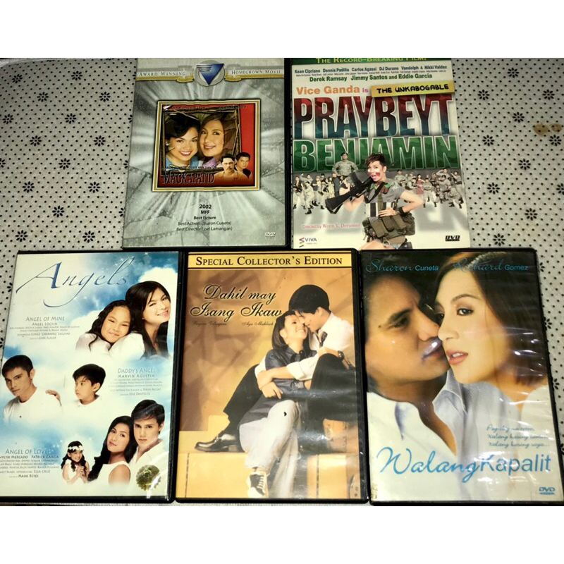 Pinoy Tagalog Original DVD Movies Ft. Regine Velasquez Sharon Cuneta ...