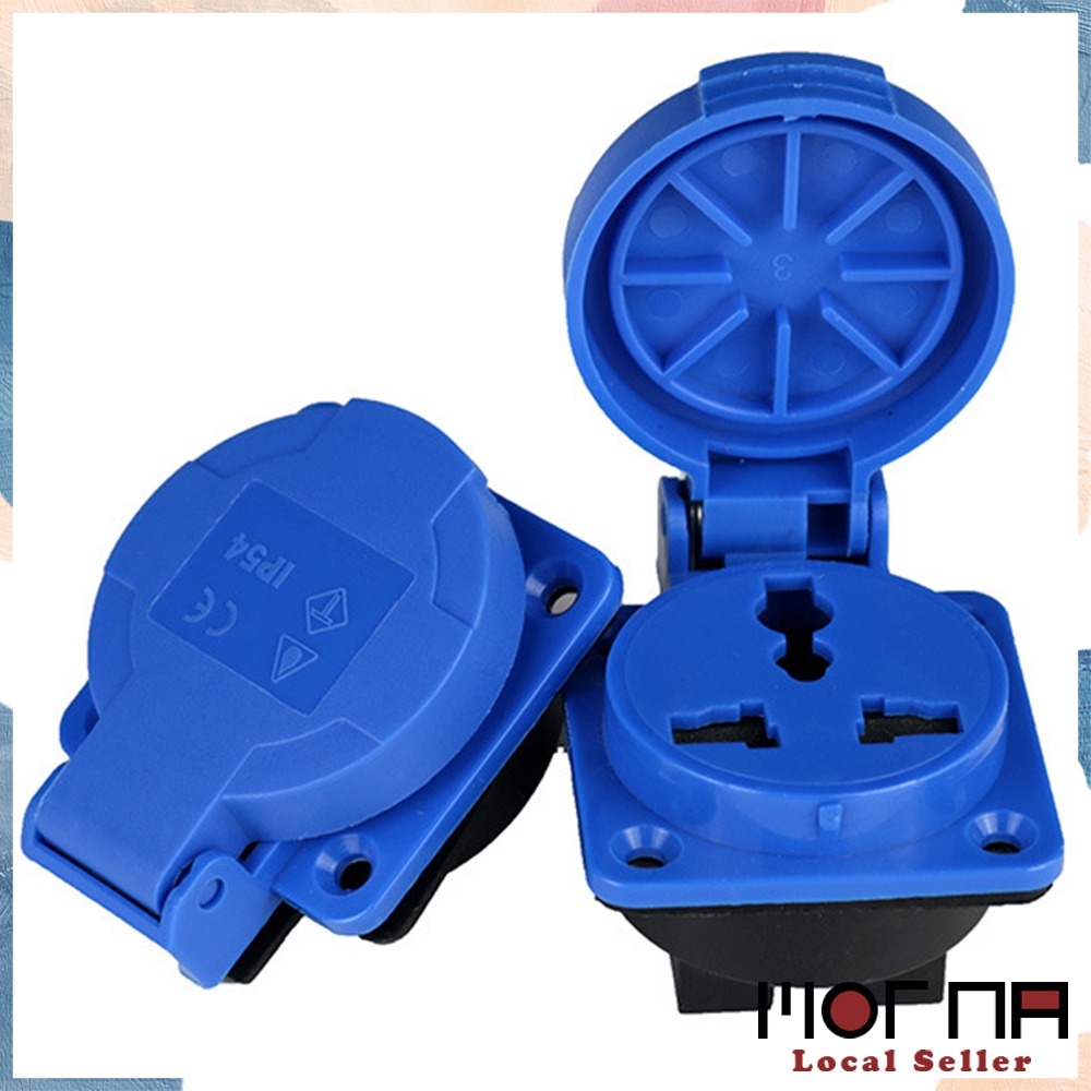 10-16 Amp IP54 Female Chassis Electrical Connector Waterproof ...