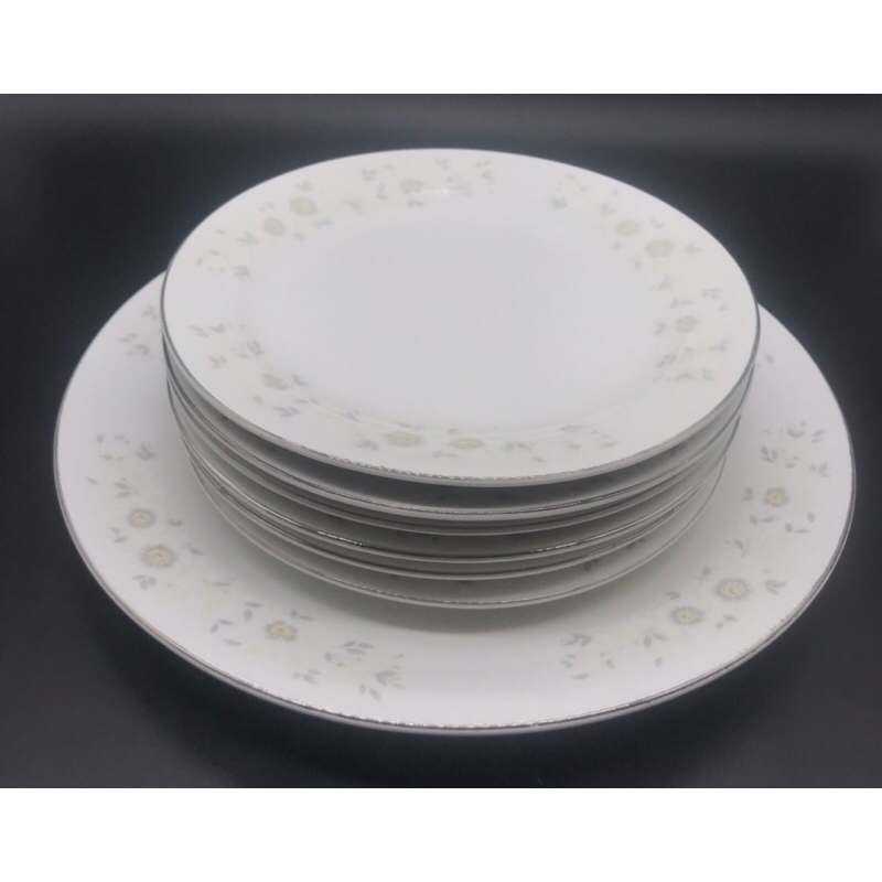 Classic afternoon tea plates & platter -7 pc set | Shopee Philippines