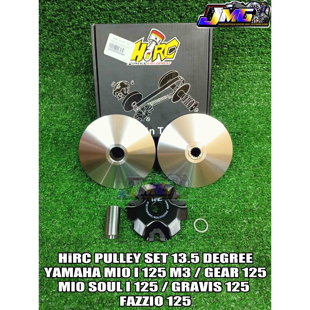 YAMAHA MIO i 125 M3/MIO SOUL i 125/GEAR/GRAVIS HIRC PULLEY SET WITH ...