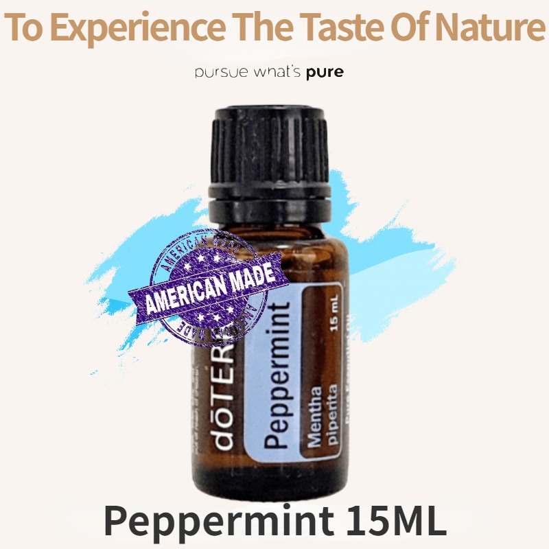 【100% Authentic】 doTERRA Peppermint Pure Essential Oil 15ML, Natural ...