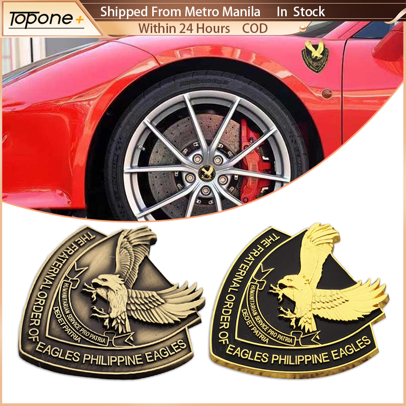 Metal Eagles Emblem Alloy Philippine Eagles Totem Auto Body Sticker ...