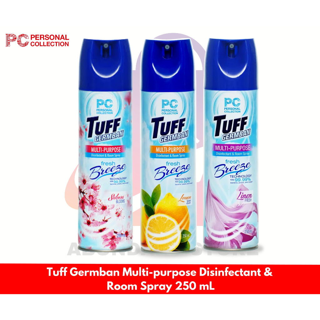 TUFF Germban Multi-purpose Disinfectant & Room Spray 250ml|PERSONAL ...