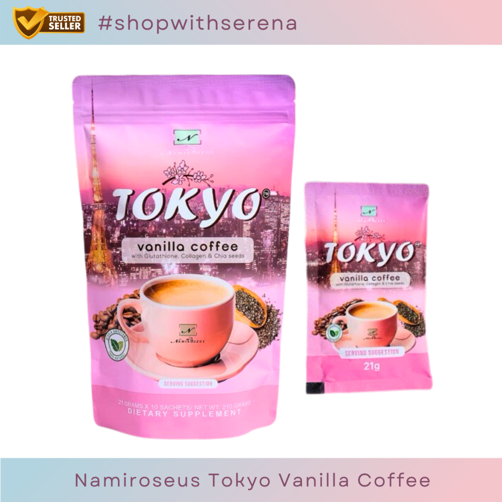 Namiroseus Tokyo Vanilla Coffee with Glutathione Collagen and Chia ...
