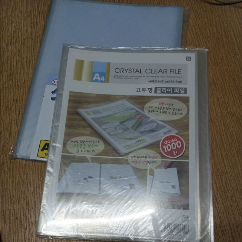 A4 Transparent File Folder / Document Organizer / Clearbook | Shopee ...