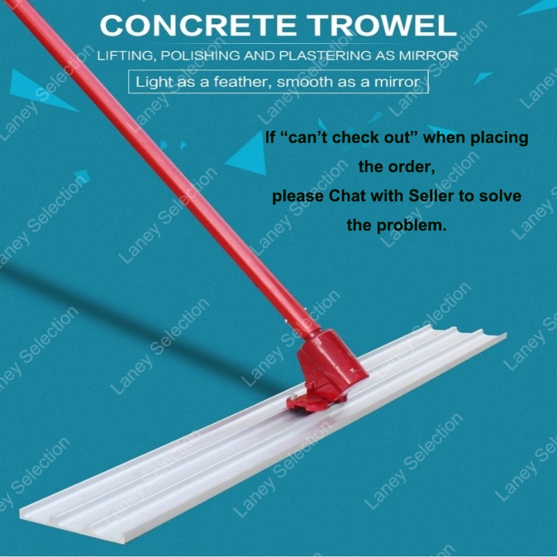 Concrete Bull Float Tools 48x8 Inch Magnesium & 32x4 Inch Stainless ...