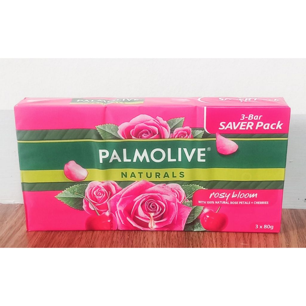 Palmolive Soap 3-Bar Saver Pack 80g Rosy Bloom | Shopee Philippines