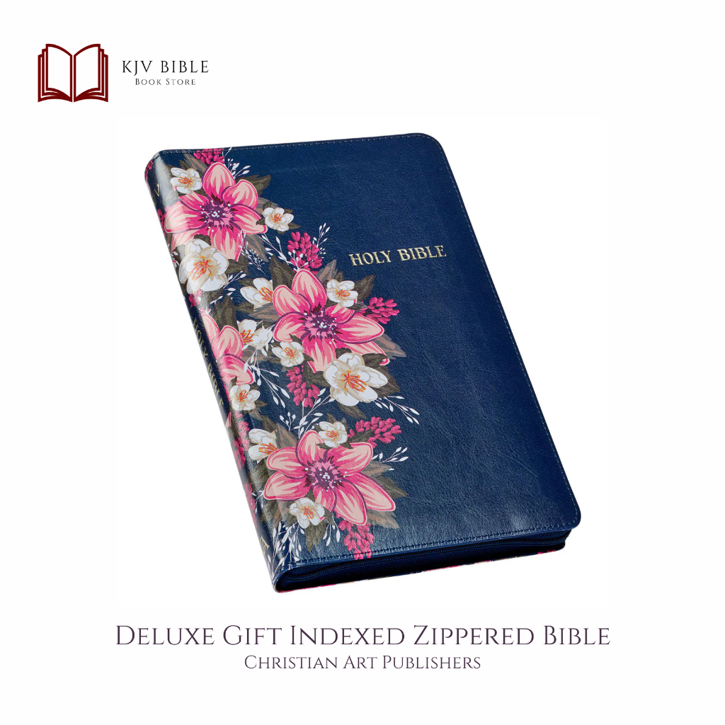KJV175 | King James Version Deluxe Gift Bible with Index & Zipper ...