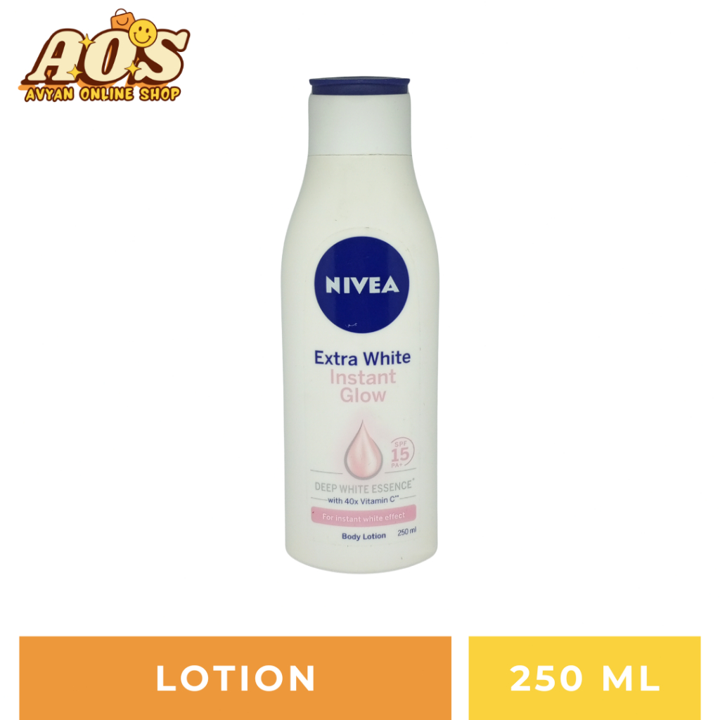 Nivea Extra White Instant Glow Body Lotion SPF 15 PA+ Whitening Lotion ...