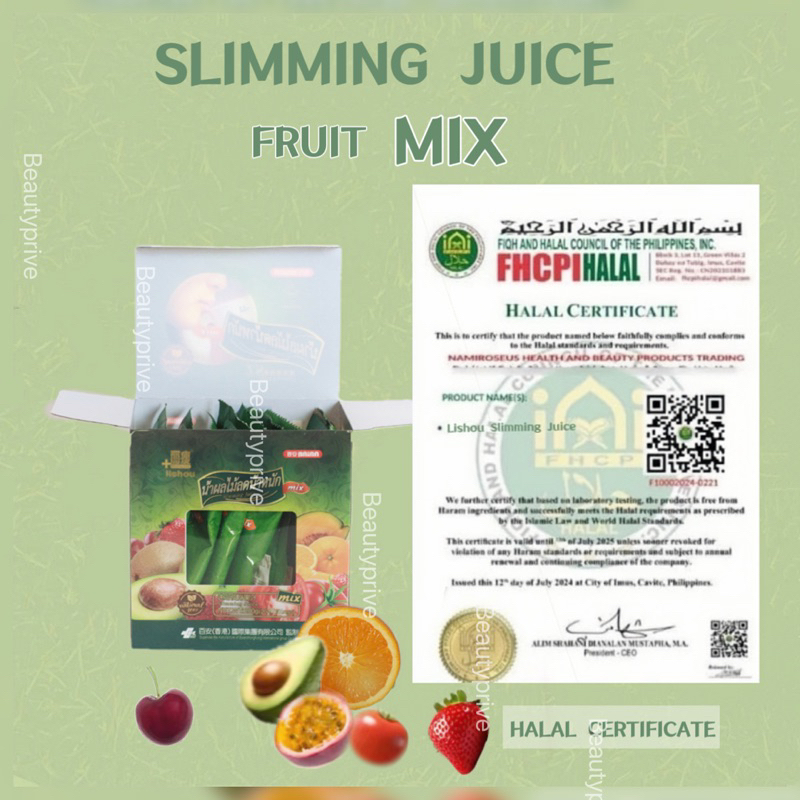 Beautyprive Original Lishou Mix Fruit Juice Slimming Juice Weight Loss ...
