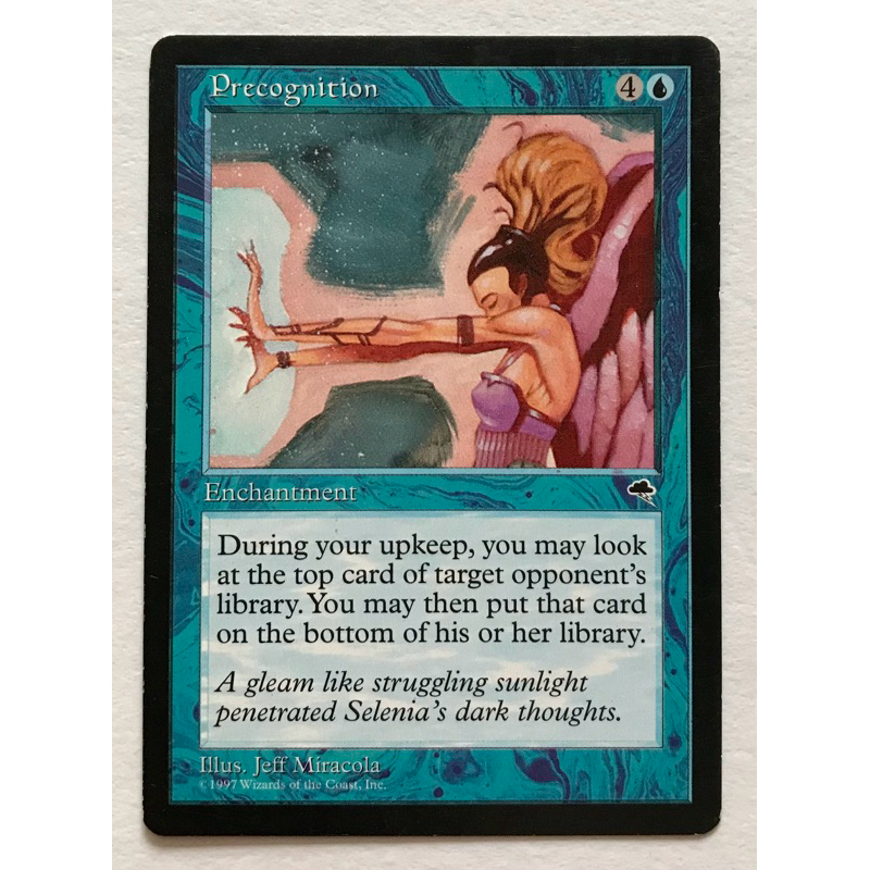 Precognition (Tempest) MTG Magic the Gathering Card | Shopee Philippines
