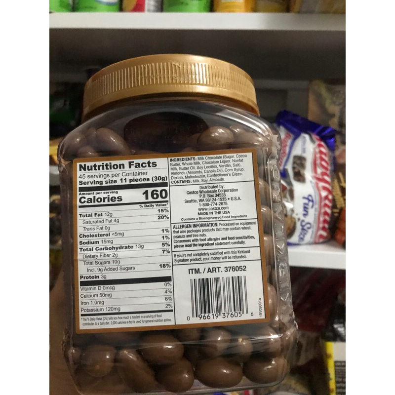 KIRKLAND milk chocolate almonds 1.36kg bb feb.2025 RAISINS 1.53kg bb nov.14 2024 Shopee Philippines