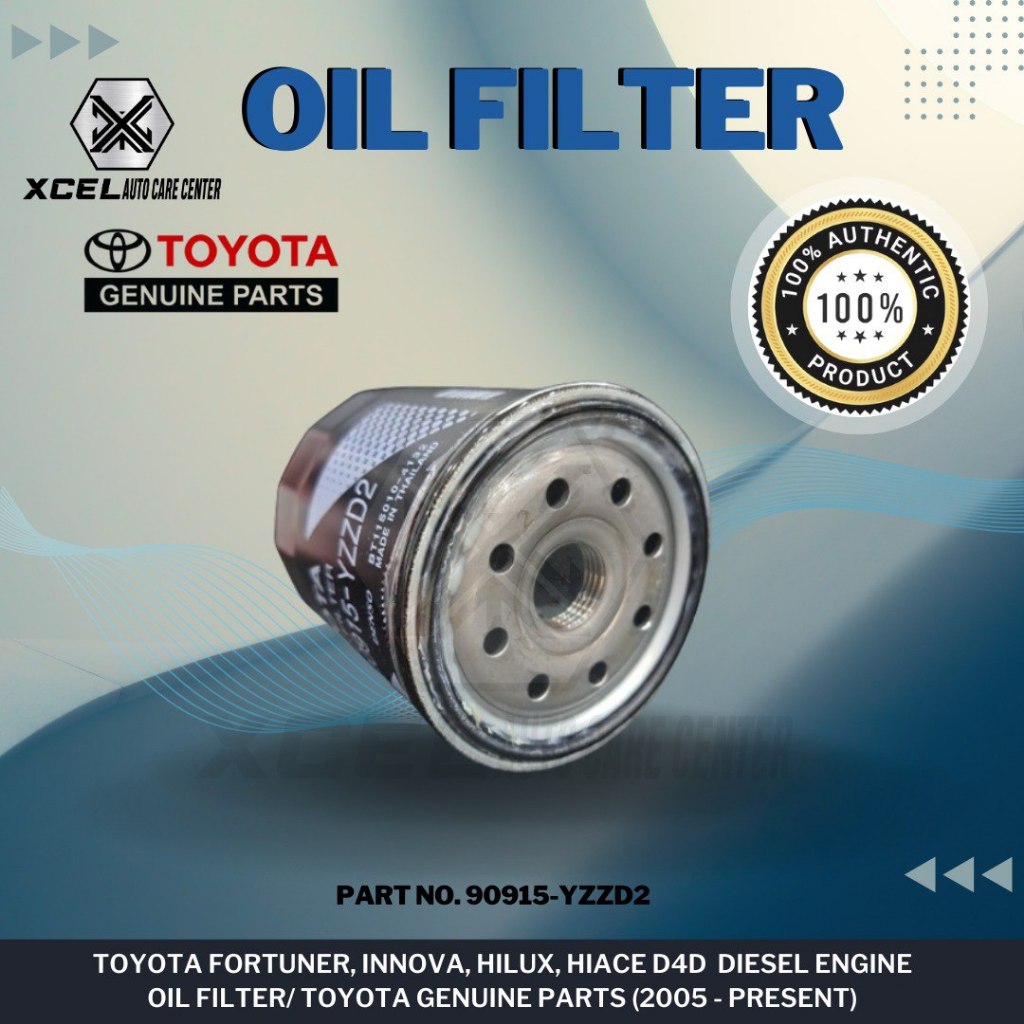 TOYOTA FORTUNER, INNOVA, HILUX, HIACE D4D DIESEL ENGINE OIL FILTER ...