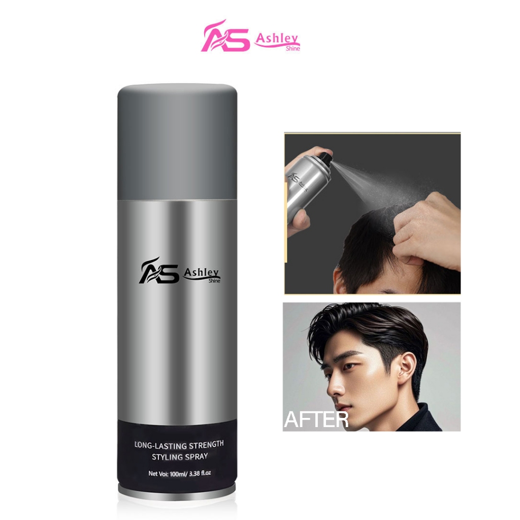 Ashley Shine Hair spray Hair Setting Spray Long-lasting Strength ...