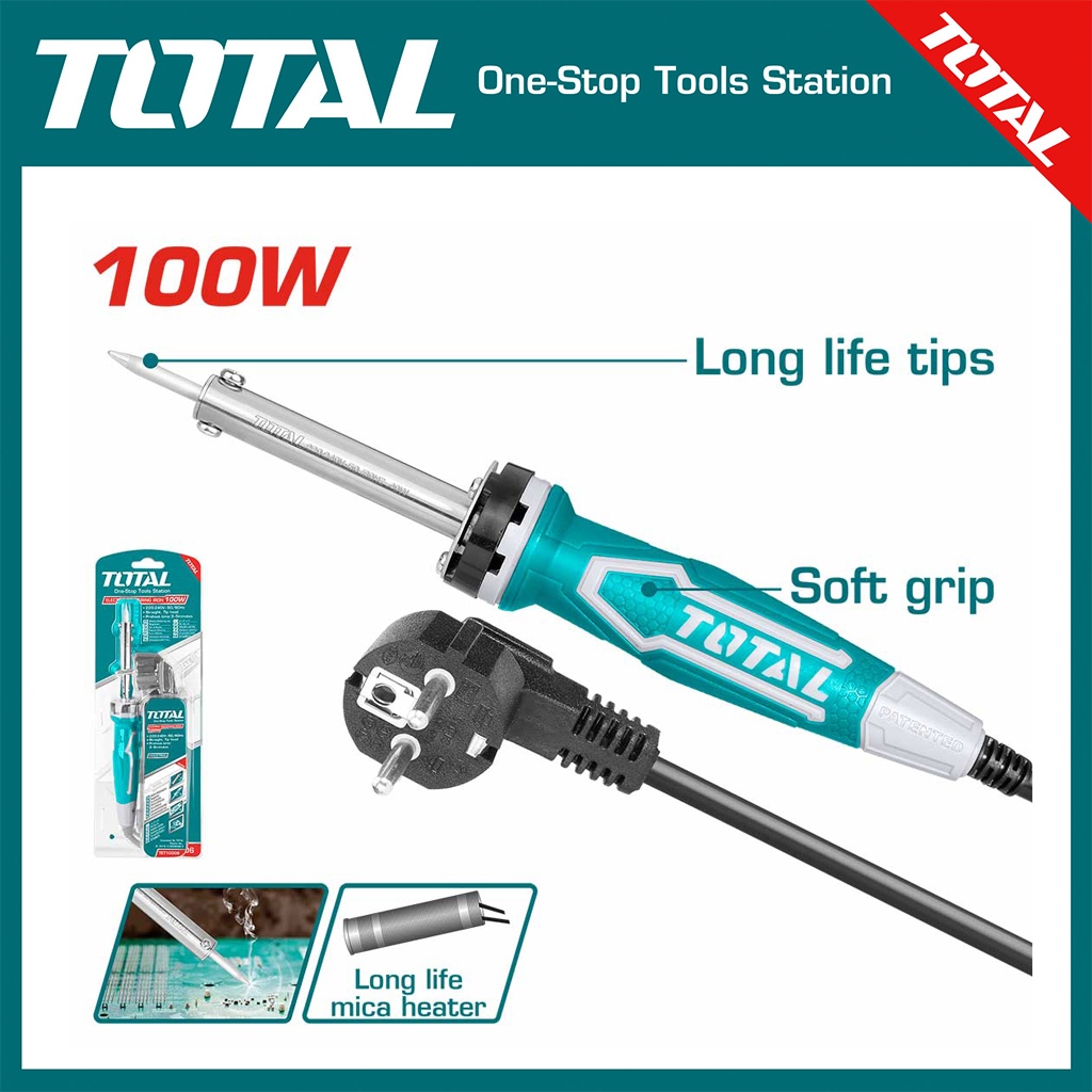 TOTAL Electric Soldering Iron Industrial 100w/60w/40w Rework Station ...