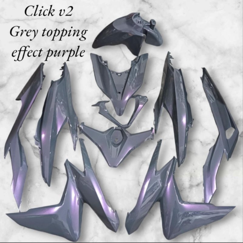 Fearings for CLICK125/150 V2 Topping Effect Purple Set | Shopee Philippines