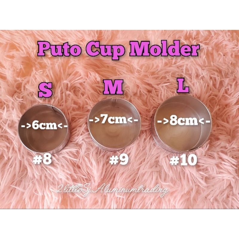 Aluminum Puto Cup Molder / Puto Molder Round llanera [ Sold per piece ...