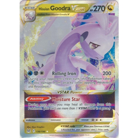 lost origin hisuian goodra vstar pokemon trading cards | Shopee Philippines